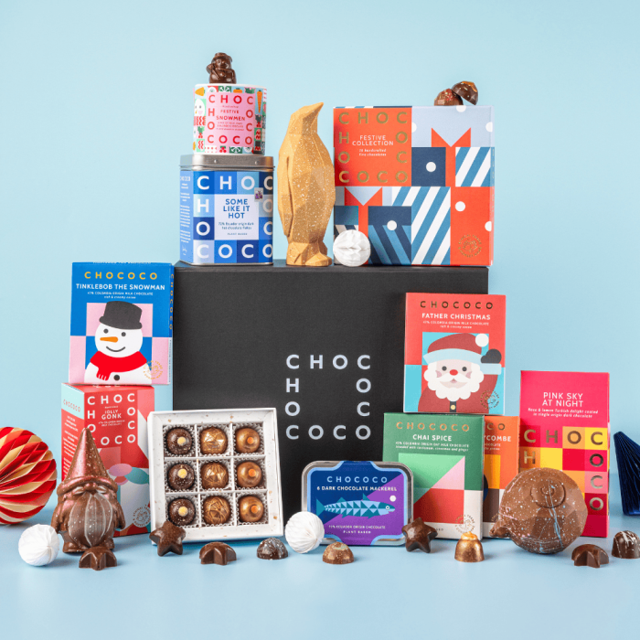 Giant Festive Chocolate Hamper Box